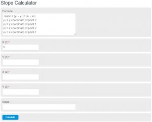 Slope Calculator - Calculator Academy