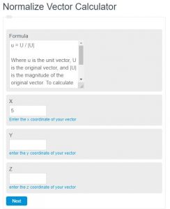 Why Normalize Vector