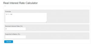 Real Interest Rate Calculator - Calculator Academy