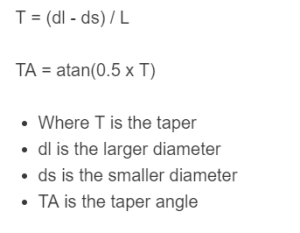 Taper Calculator - Calculator Academy