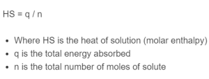 Heat of Solution Calculator - Calculator Academy