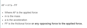 Applied Force Calculator - Calculator Academy