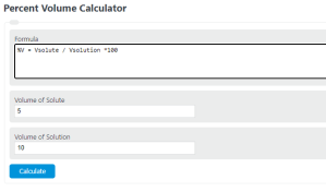 Percent Volume Calculator - Calculator Academy
