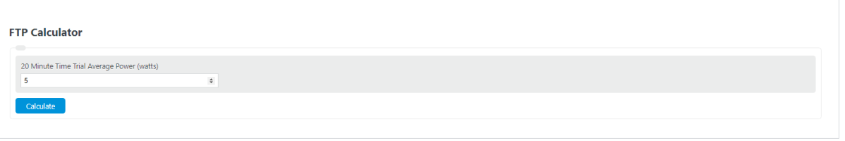 FTP (Functional Threshold Power) Calculator - Calculator Academy