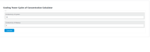 Cooling Tower Cycles of Concentration Calculator - Calculator Academy