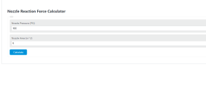 Nozzle Reaction Force Calculator - Calculator Academy