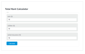 Total Rent Calculator - Calculator Academy