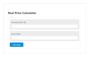 Real Price Calculator - Calculator Academy