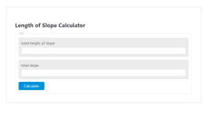 Length of Slope Calculator - Calculator Academy