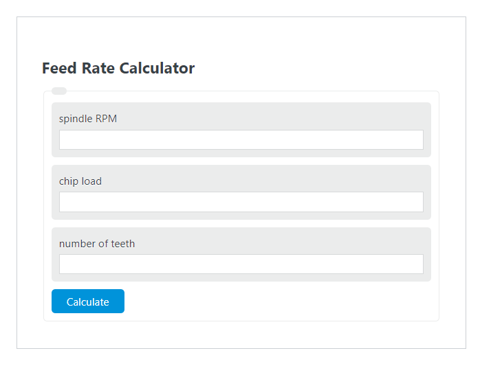 Feed Rate Calculator Calculator Academy Feed Rate Calculator Calculator Academy