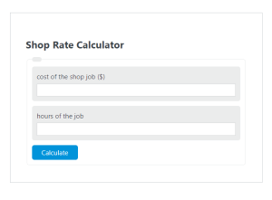 Shop Rate Calculator - Calculator Academy