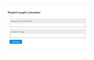 Playlist Length Calculator Calculator Academy