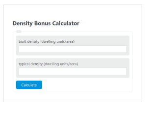 Density Bonus Calculator - Calculator Academy