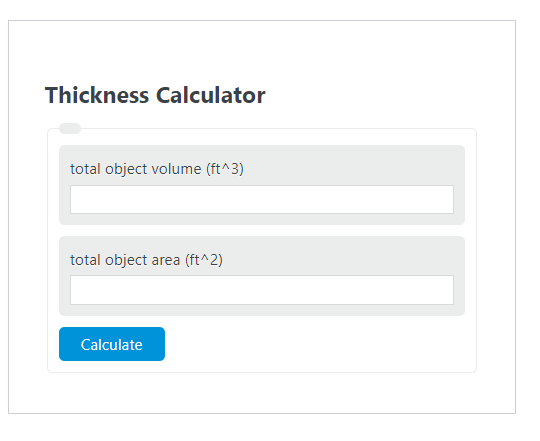 Thickness Calculator - Calculator Academy
