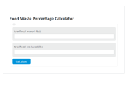 Food Waste Percentage Calculator Calculator Academy Food Waste Percentage Calculator Calculator Academy