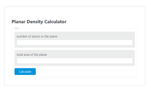 Planar Density Calculator - Calculator Academy