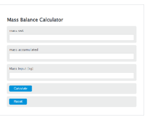 Mass Balance Calculator - Calculator Academy