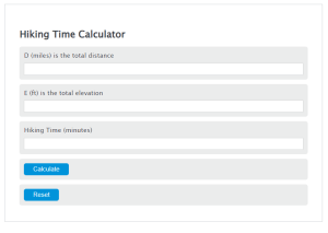 Hiking Time Calculator - Calculator Academy