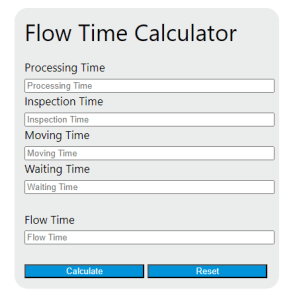 Flow Time Calculator - Calculator Academy
