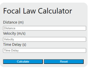 Focal Law Calculator - Calculator Academy