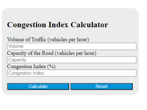 Congestion Index Calculator - Calculator Academy