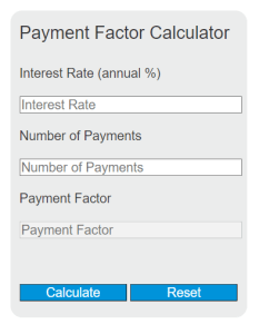 Payment Factor Calculator - Calculator Academy