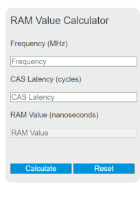 Ram Value Calculator - Calculator Academy