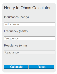 Henry To Ohms Calculator - Calculator Academy